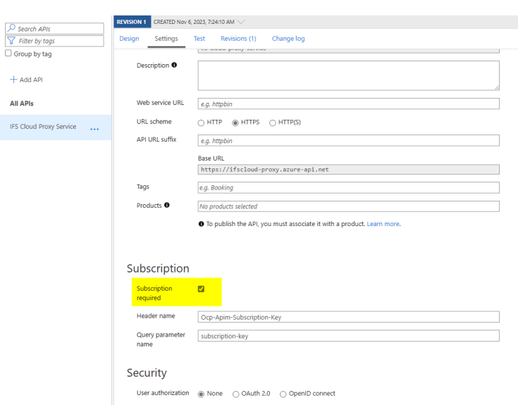 Creating an API Proxy for IFS Cloud using Azure APIM – DSJ's Blog