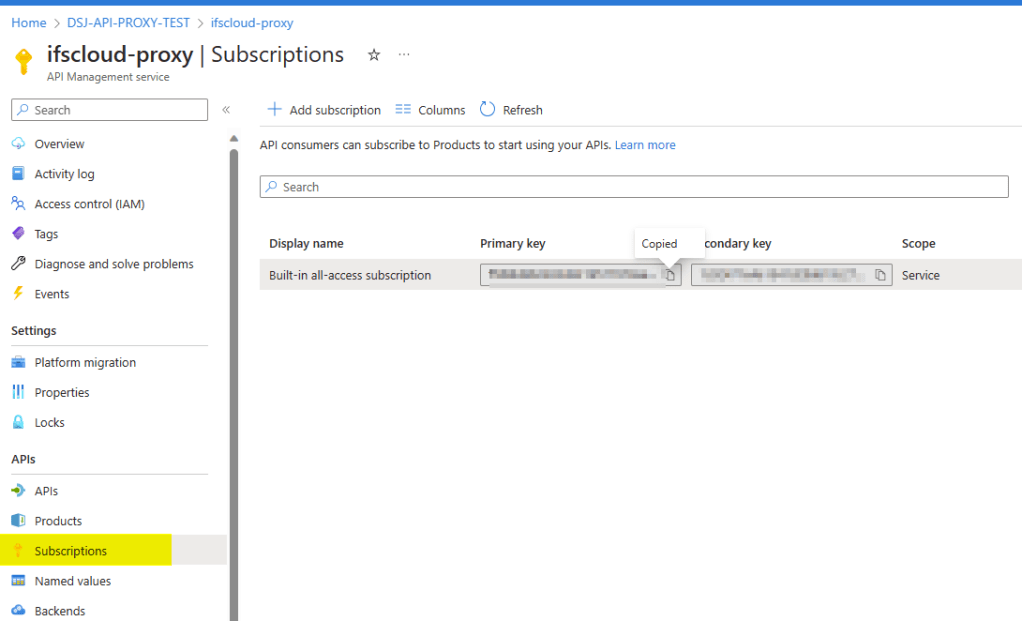 Creating an API Proxy for IFS Cloud using Azure APIM – DSJ's Blog